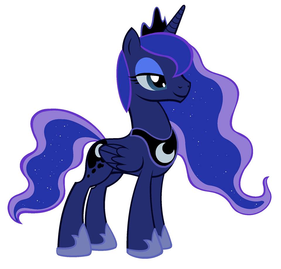 #723005 - safe, artist:pink rose, princess luna, g4, female, simple ...
