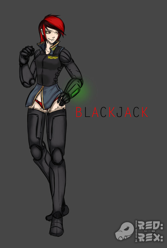 #723878 - suggestive, artist:ganzerul, oc, oc only, oc:blackjack, human ...