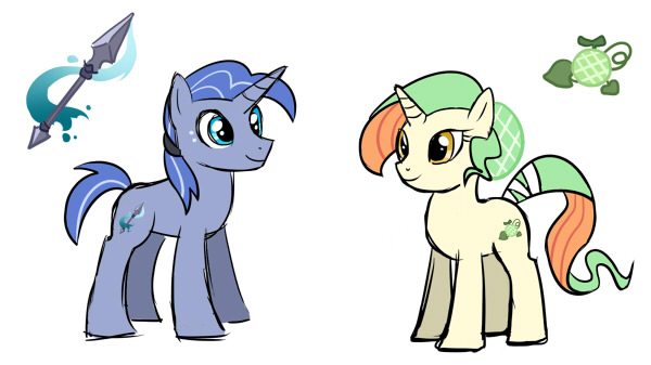 #724054 - safe, artist:boguti, oc, oc only, melon, pixiv - Derpibooru