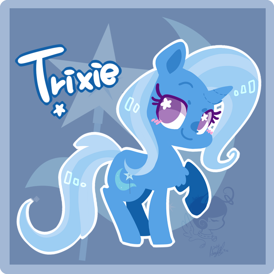#729857 - safe, artist:snow angel, trixie, pony, unicorn, g4, female ...