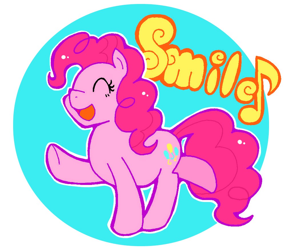 #716129 - safe, artist:tsuki0, pinkie pie, g4, female, pixiv, solo - Derpibooru