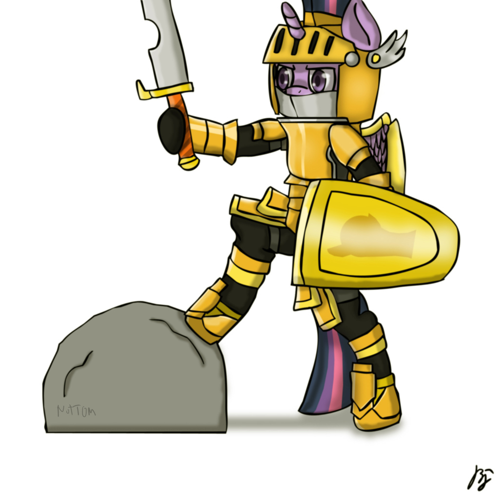 #717021 - safe, artist:mopyr, twilight sparkle, alicorn, pony, g4, armor, bipedal, female, mare ...