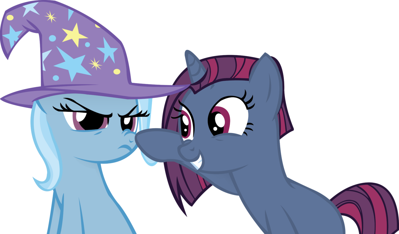 #718359 - safe, artist:fluttershy750, trixie, oc, pony, unicorn, boop ...