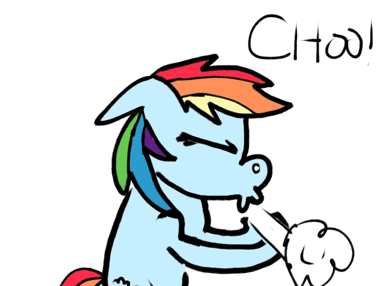 #718690 - safe, rainbow dash, female, sneezing, sneezing fetish, solo ...