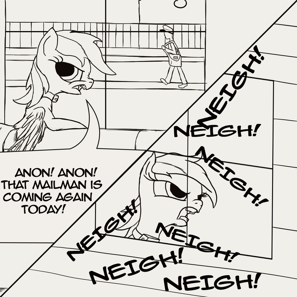 #804214 - safe, artist:aaronmk, rainbow dash, oc, oc:anon, human ...