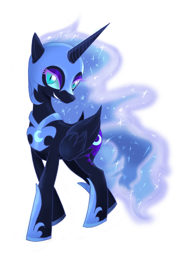 #807632 - safe, artist:rob, nightmare moon, female, pixiv, solo ...