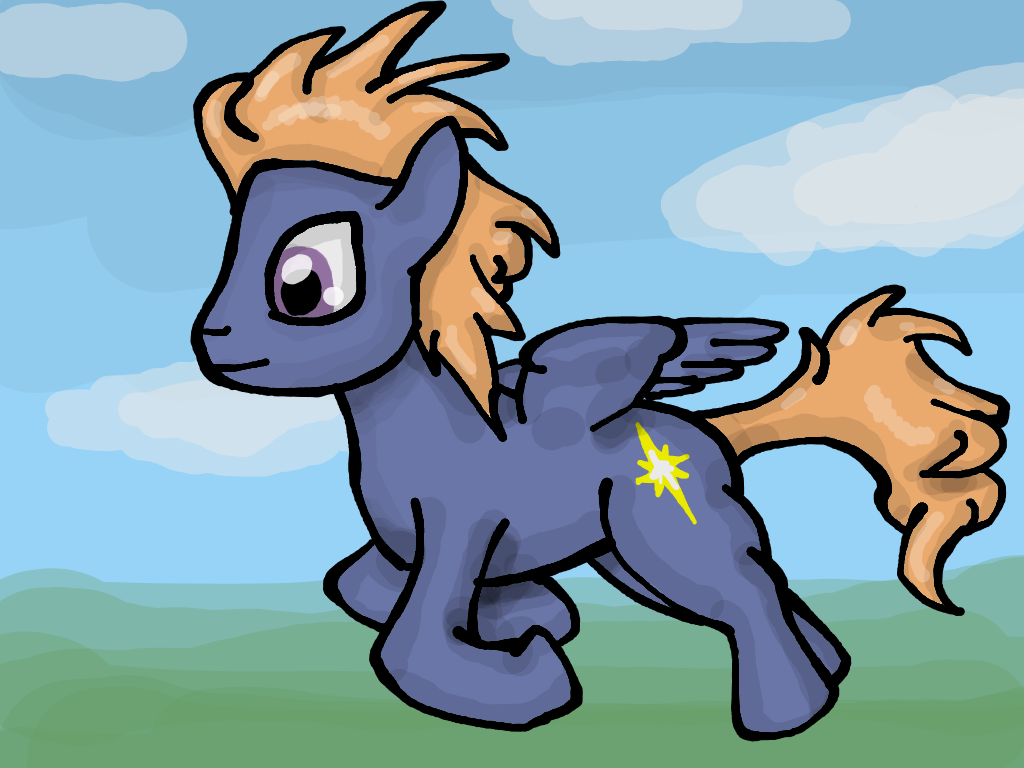 #809243 - safe, oc, oc only, oc:cloudshine, 1000 hours in gimp, flying ...