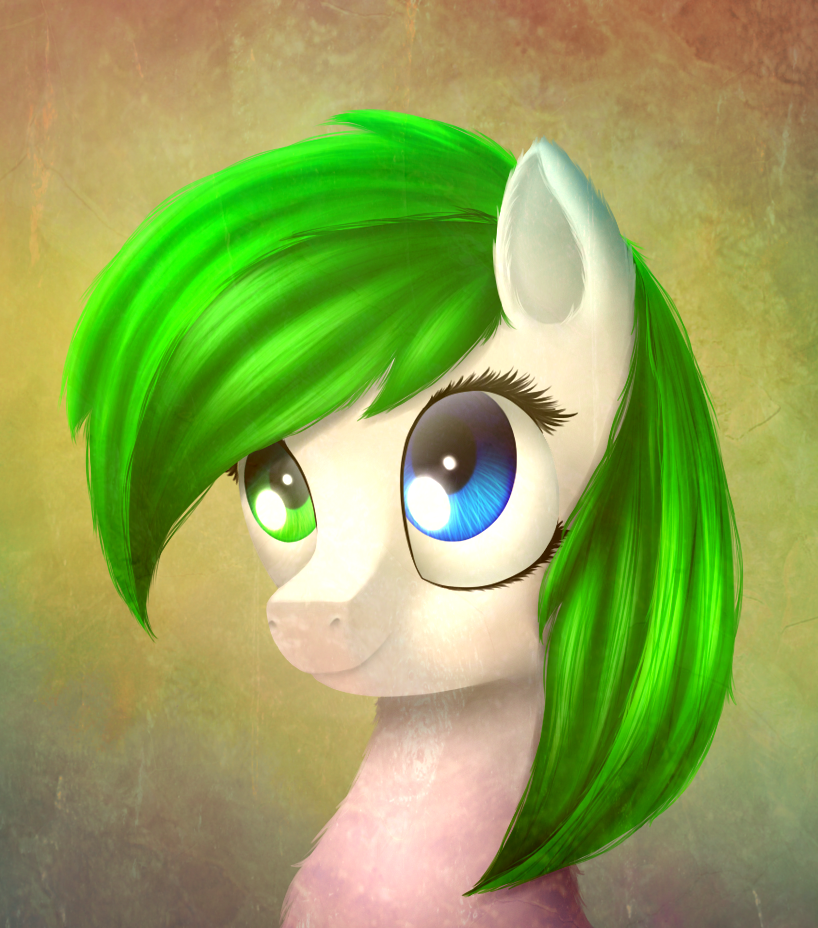 #815496 - safe, artist:iris1039, oc, oc only, heterochromia, solo ...