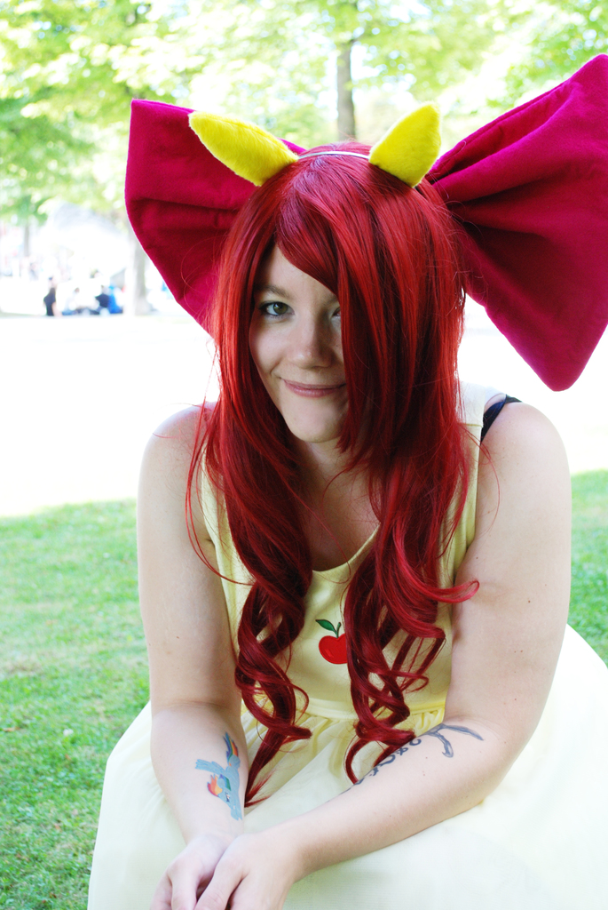 #798517 - safe, apple bloom, human, g4, cosplay, high res, irl, irl ...