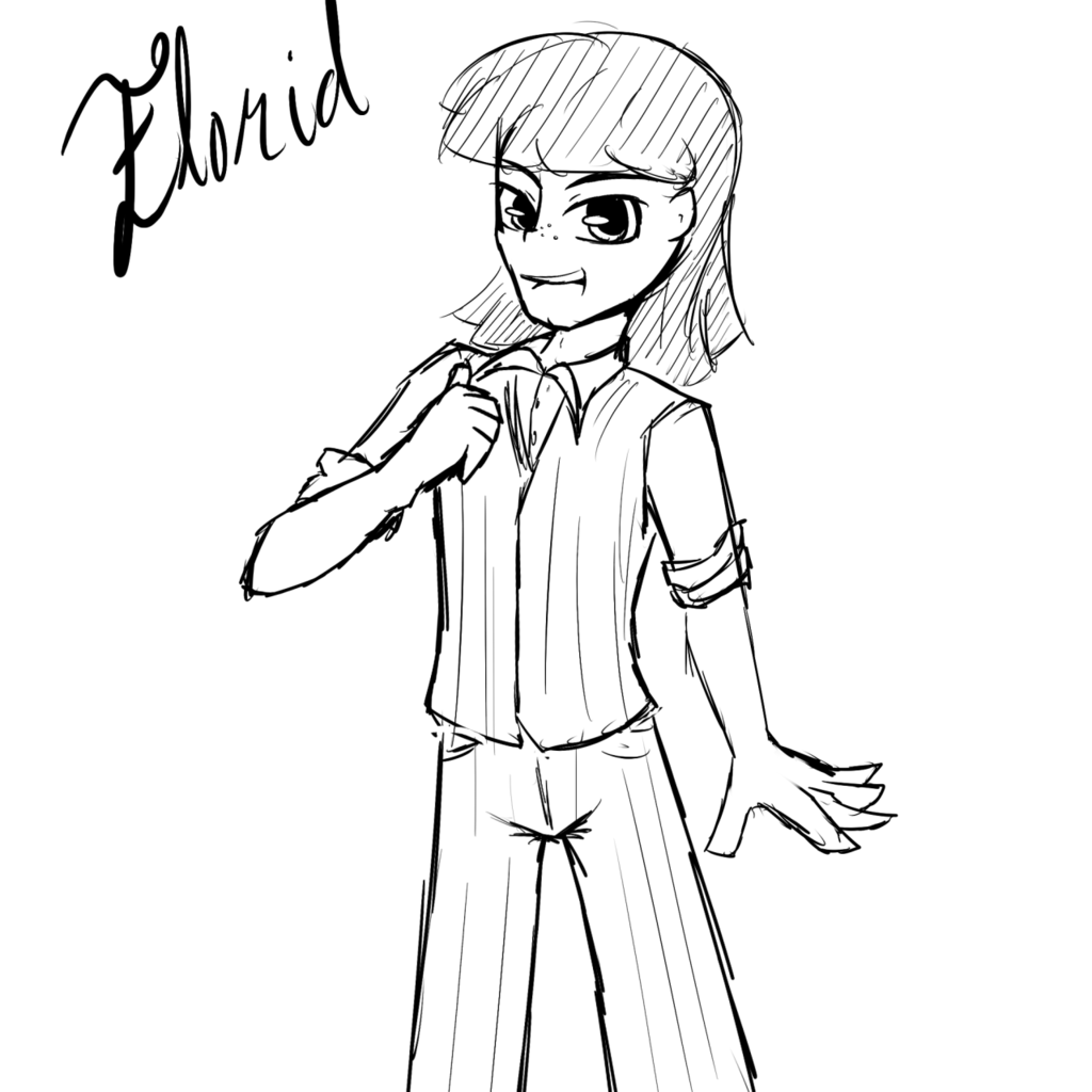 #991876 - safe, artist:lightningnickel, oc, oc only, oc:florid, human ...