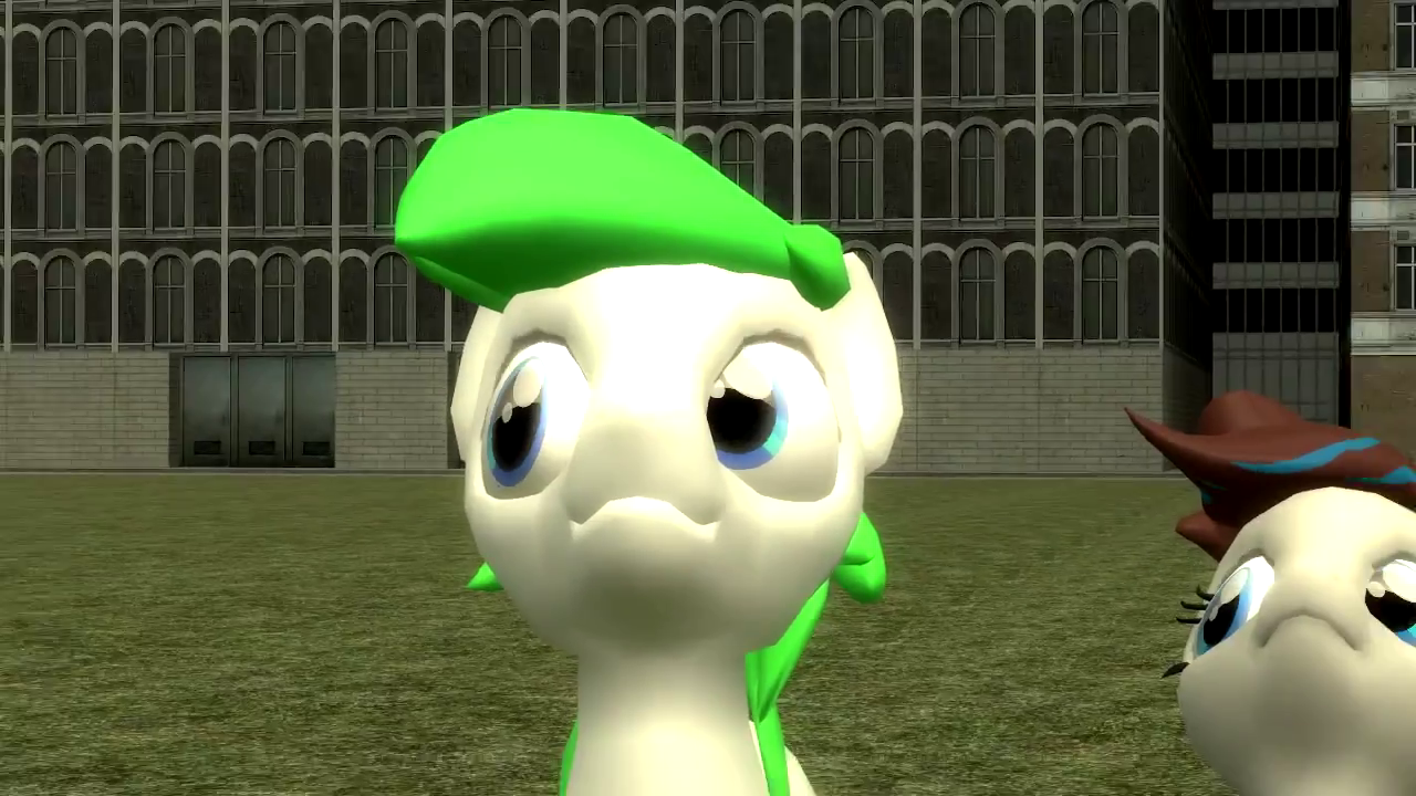 #1002972 - safe, artist:kuledud3, oc, oc only, oc:bing, oc:breezy, 3d ...