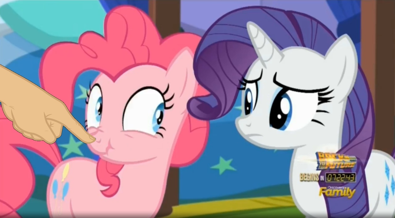 #1004193 - safe, edit, screencap, pinkie pie, rarity, g4, the one where ...