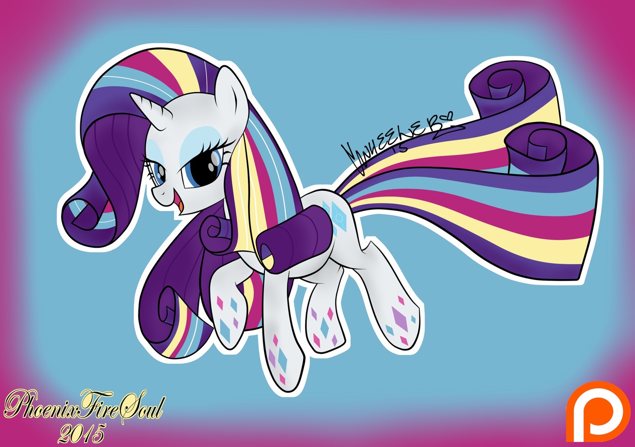 #1008603 - safe, artist:phoenix-fire-soul, part of a set, rarity, pony ...