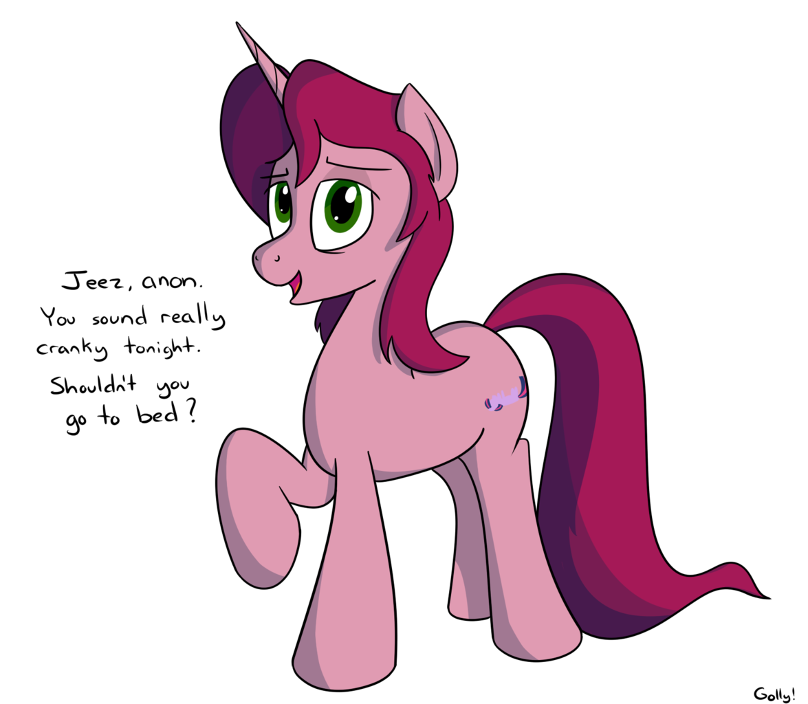 #1010454 - safe, artist:rapidstrike, oc, oc only, oc:gloomy, dialogue ...