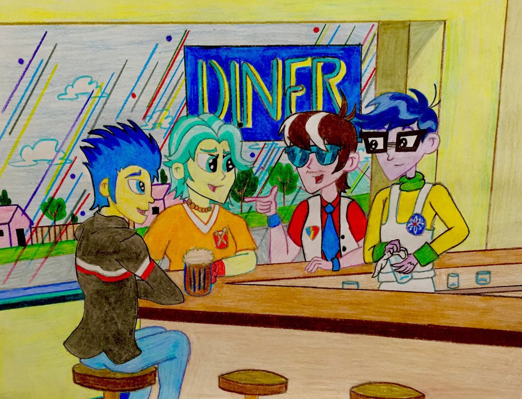 #1010707 - safe, artist:bravokrofski, brawly beats, flash sentry, micro ...