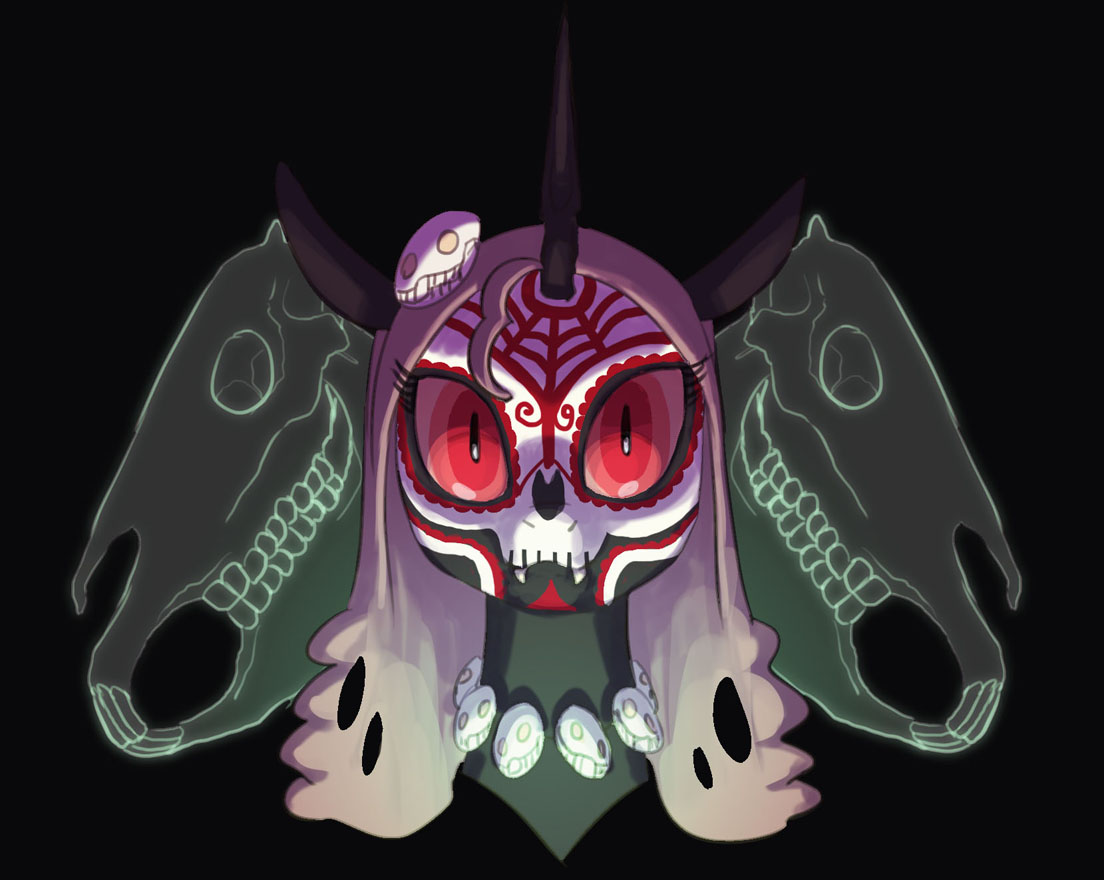 #1013418 - safe, artist:carnifex, oc, oc only, oc:calliphora, changeling, changeling queen, 2015 ...