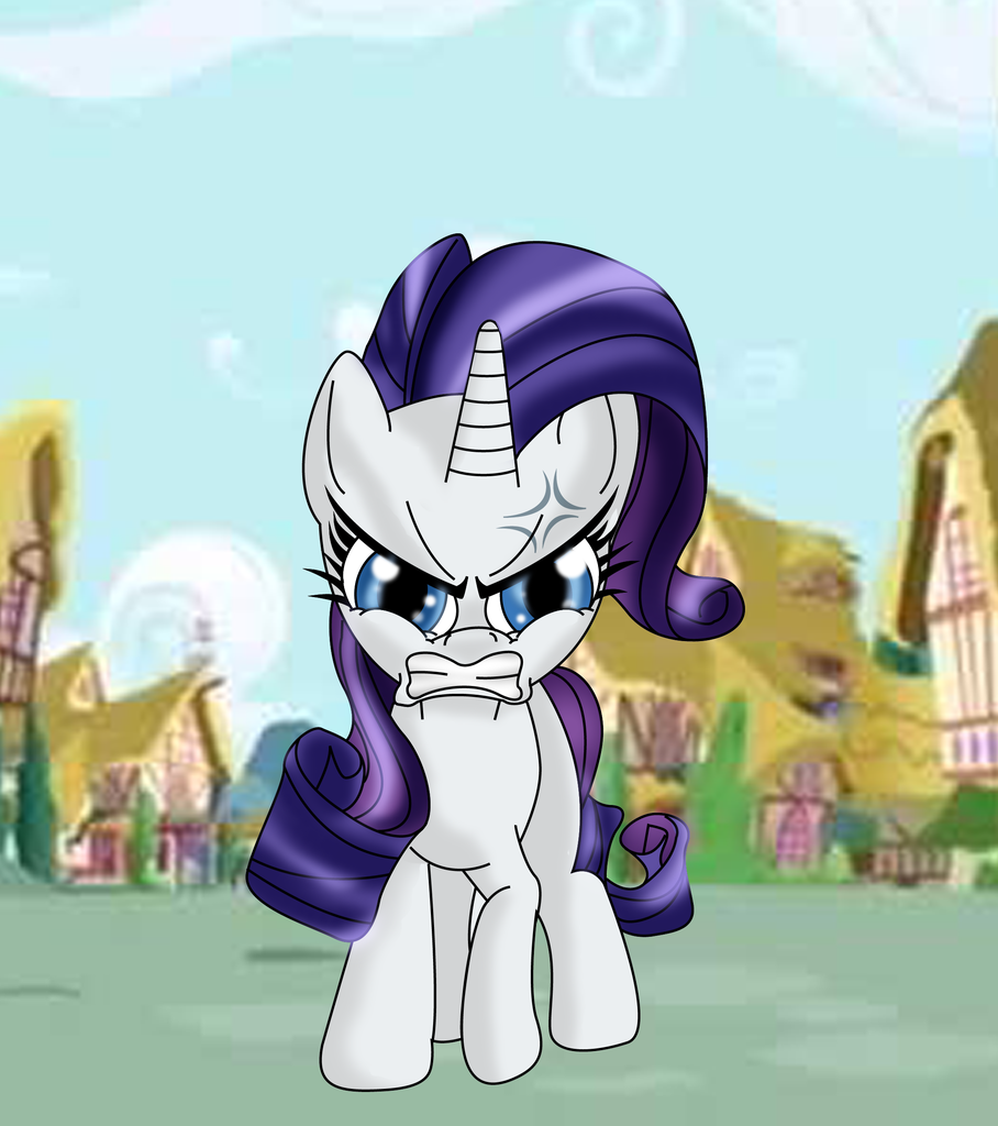 #995926 - safe, artist:ponieswithscarves, rarity, pony, angry, female ...