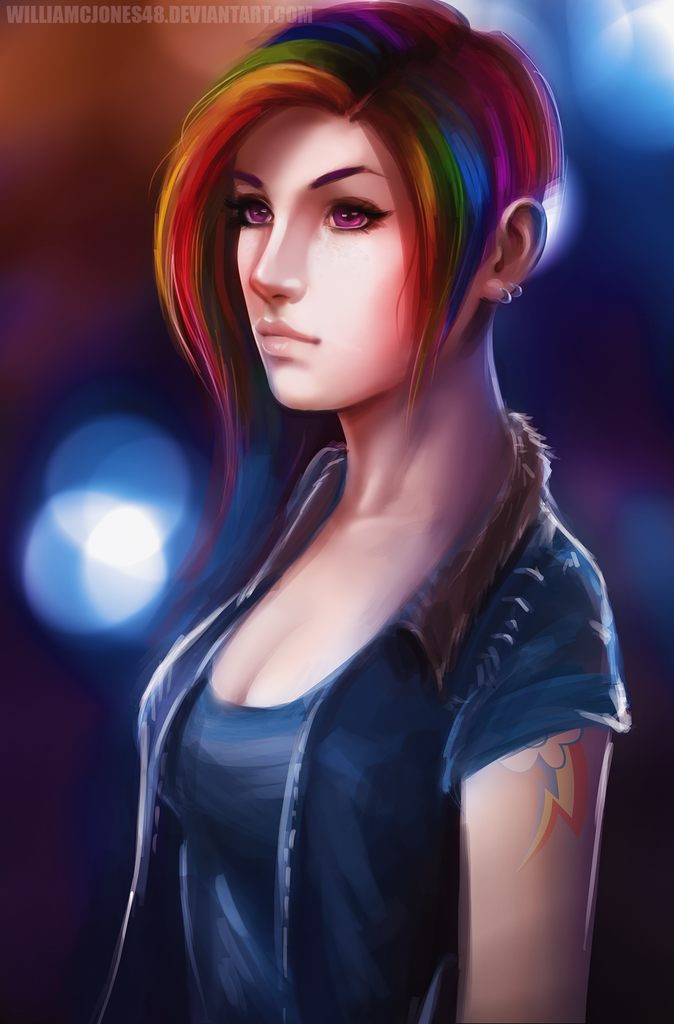 #997853 - safe, artist:williamcjones48, rainbow dash, human, g4 ...