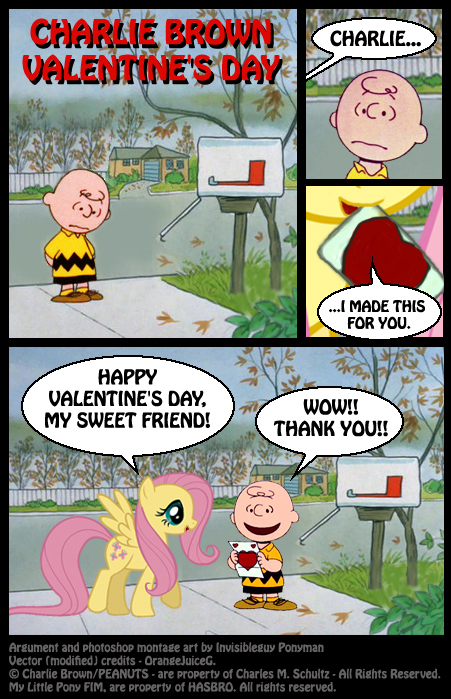 #1025076 - safe, artist:ponymaan, fluttershy, g4, charlie brown, comic ...