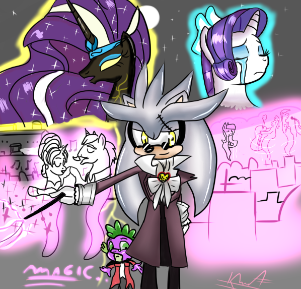 Shadow The Hedgehog And Rarity