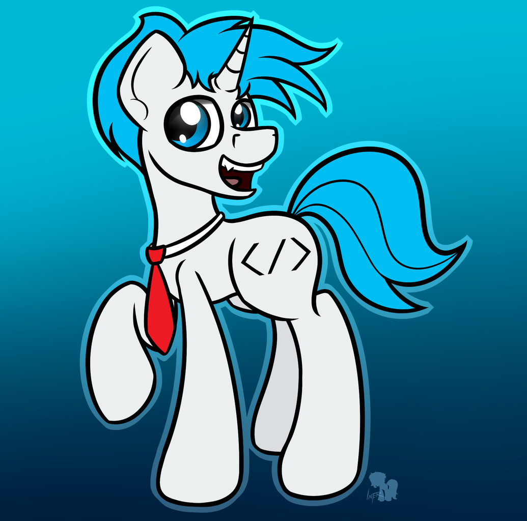 #1028347 - safe, artist:internetianer, oc, oc only, oc:logic, pony ...