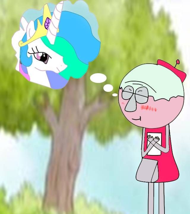 #1030763 - safe, artist:kaiamurosesei, princess celestia, :t, benson ...