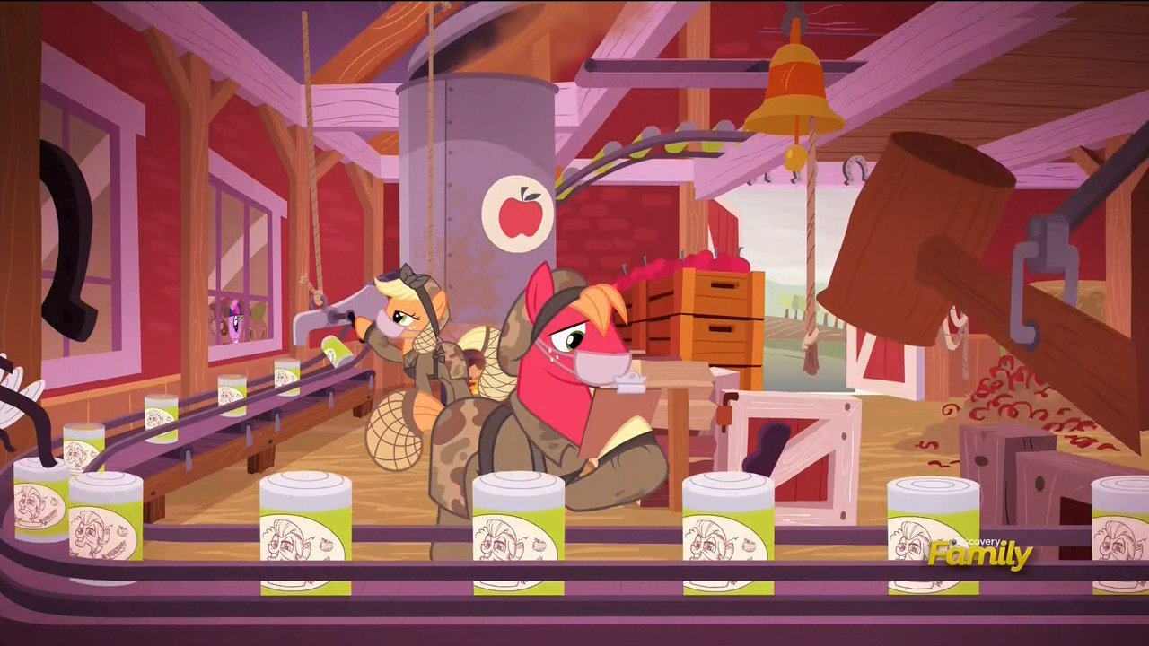 #1032070 - safe, screencap, applejack, big macintosh, granny smith ...