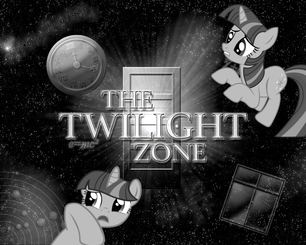 #1015191 - safe, artist:regidar, twilight sparkle, pony, unicorn, g4, black and white, clock ...
