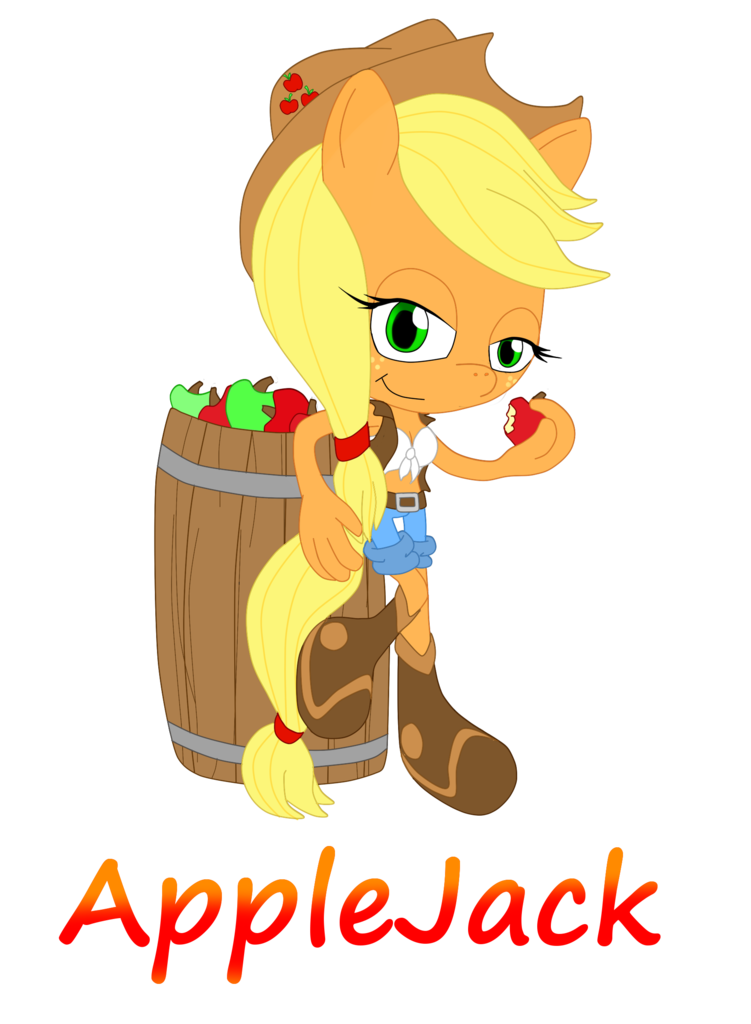 #1040969 - safe, artist:skyward-spark-25, applejack, anthro ...