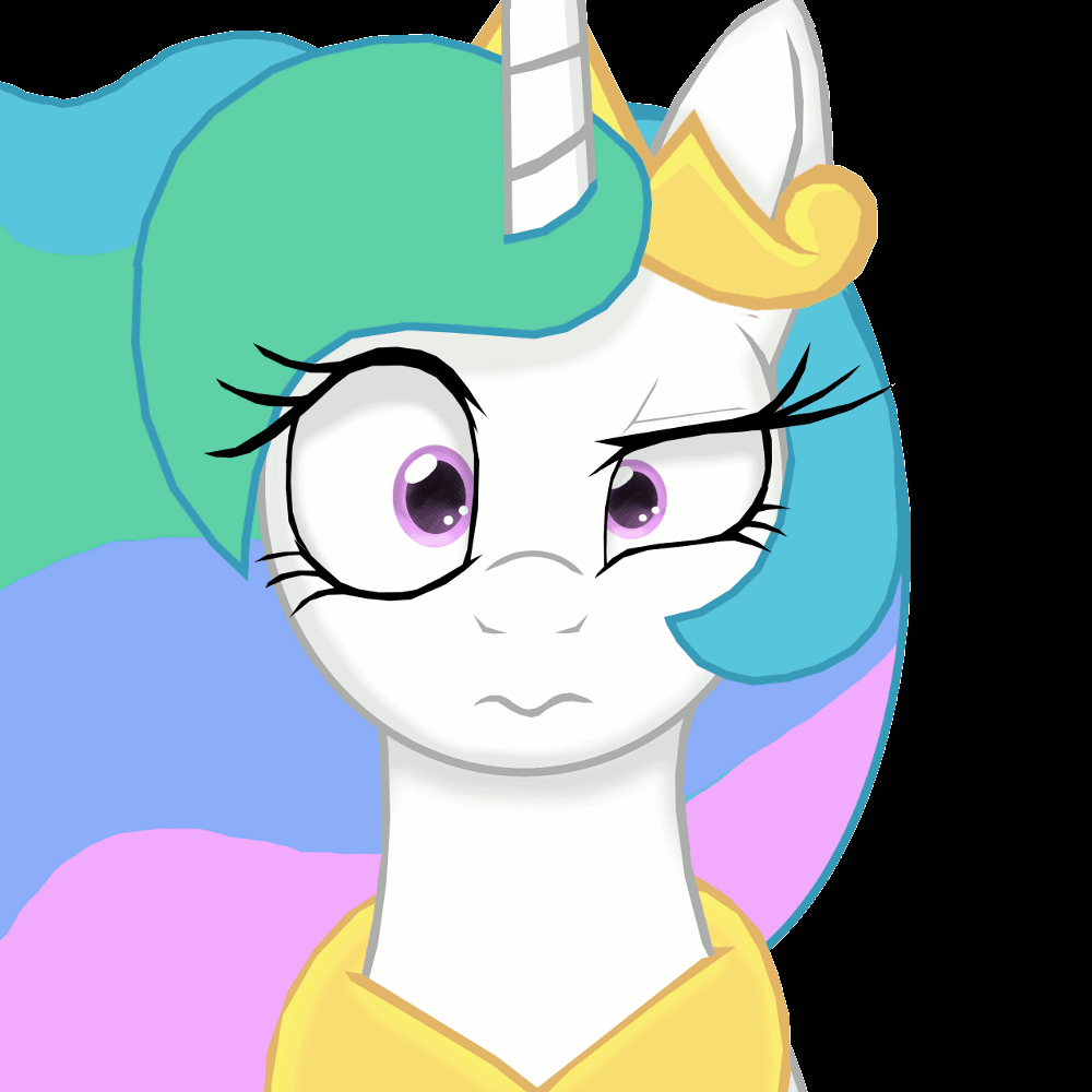 #1044675 - safe, artist:cuddlelamb, princess celestia, g4, animated ...