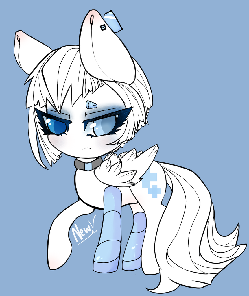 #1046729 - safe, artist:newvagabond, oc, oc only, oc:orca, chibi, solo ...