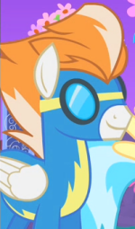 #1048303 - safe, screencap, fire streak, rapidfire, pegasus, pony, g4 ...