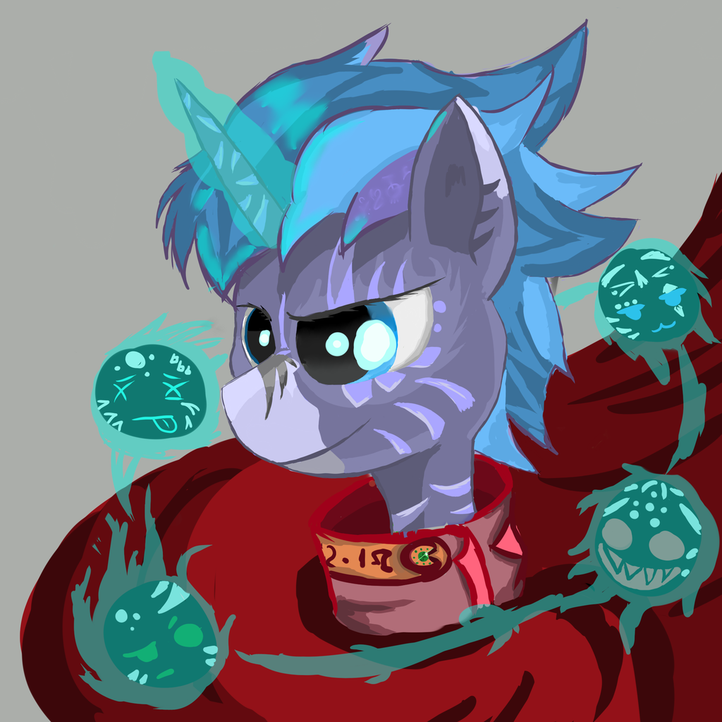 #1052080 - safe, artist:ba2sairus, oc, oc only, magic, solo - Derpibooru