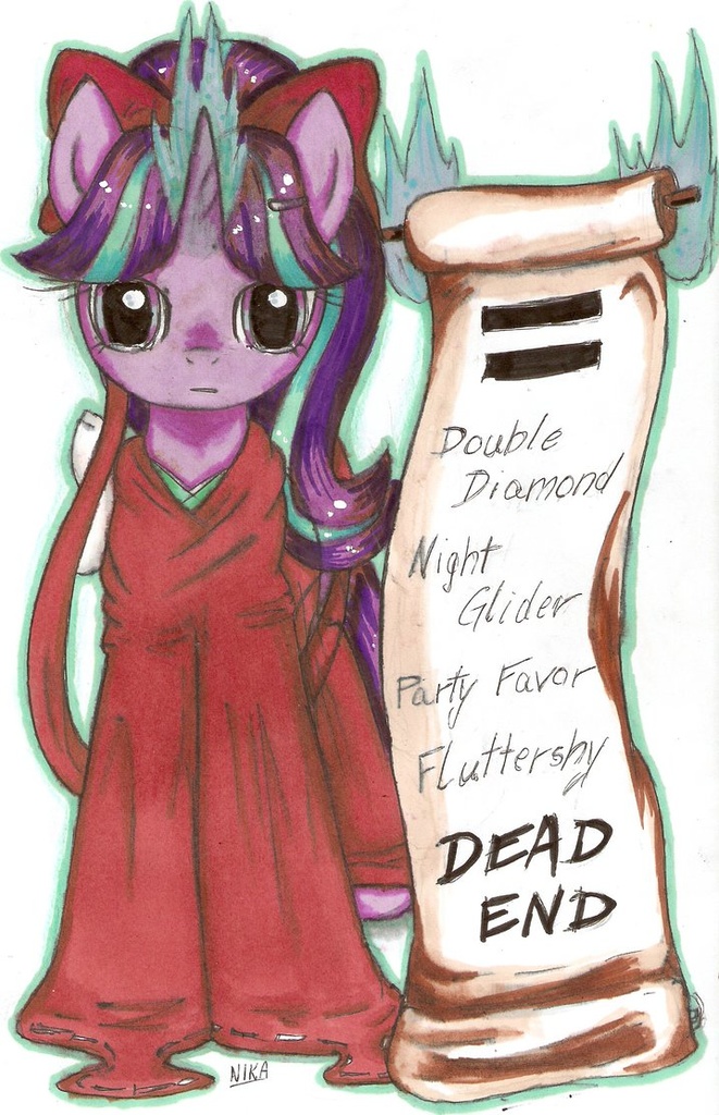 #1054582 - dead source, safe, artist:nika191319, starlight glimmer, g4 ...