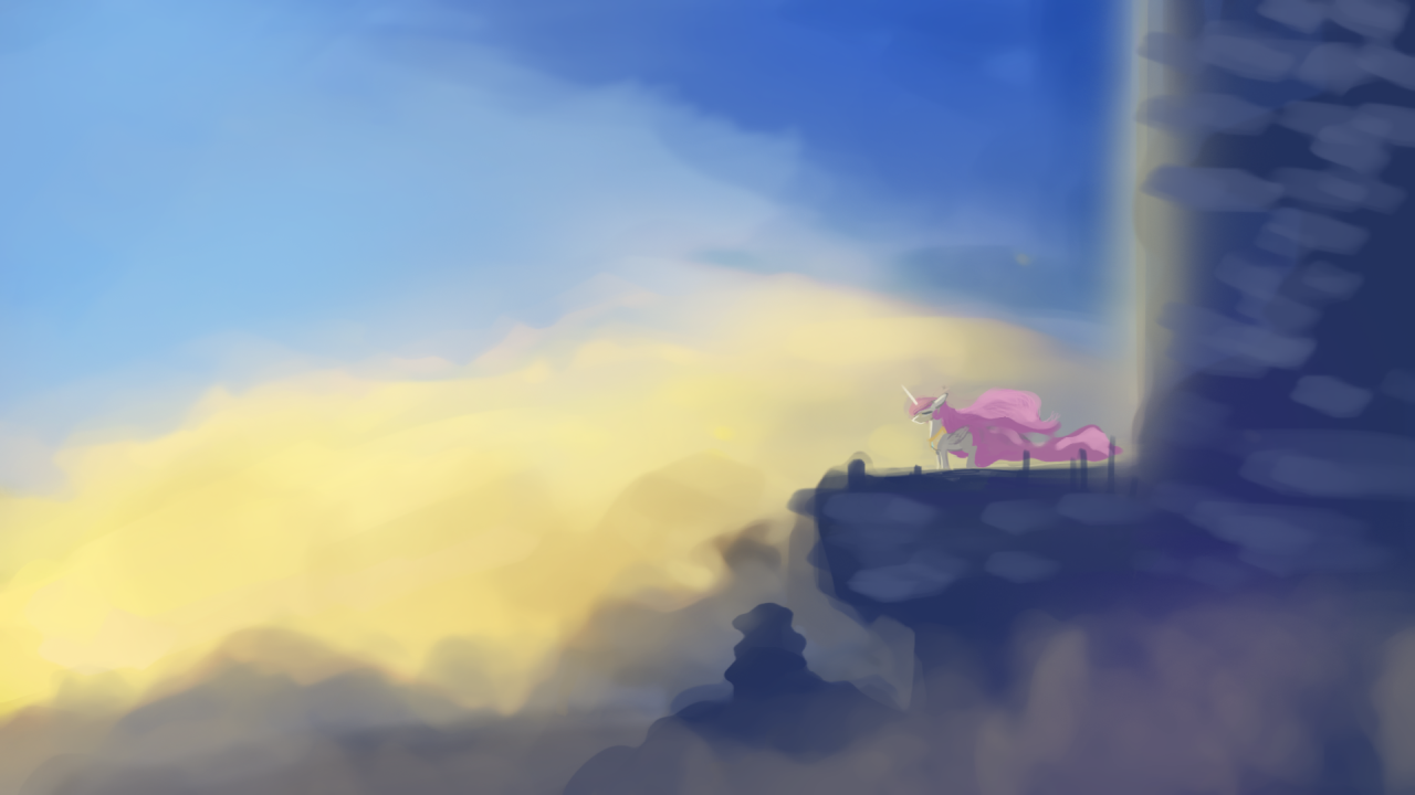 #1055247 - safe, artist:hierozaki, princess celestia, alicorn, pony ...