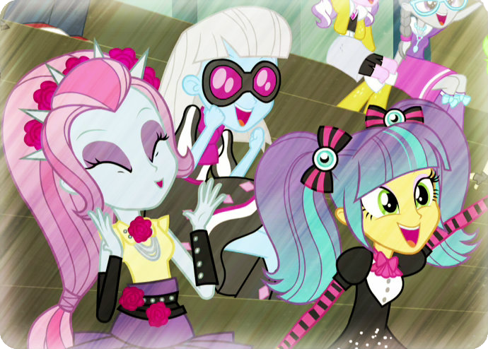 #1036301 - safe, screencap, photo finish, pixel pizazz, violet blurr ...