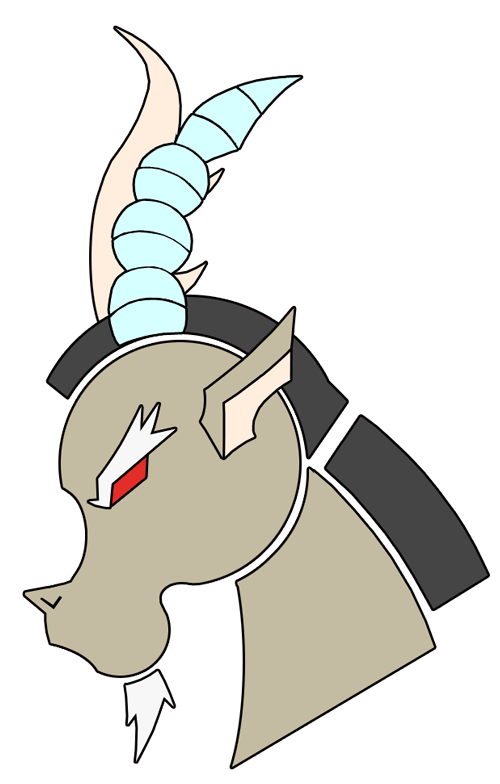 #1056513 - safe, artist:combatkaiser, discord, emblem, male, simple ...