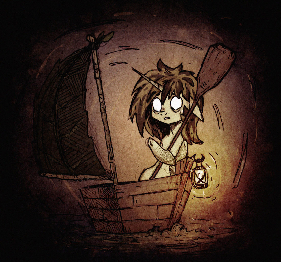 #1037081 - safe, artist:koviry, oc, oc only, oc:sandy vain, boat, don't ...