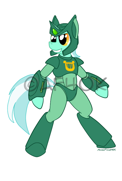 #819401 - safe, artist:animefreak40k, lyra heartstrings, pony, robot ...