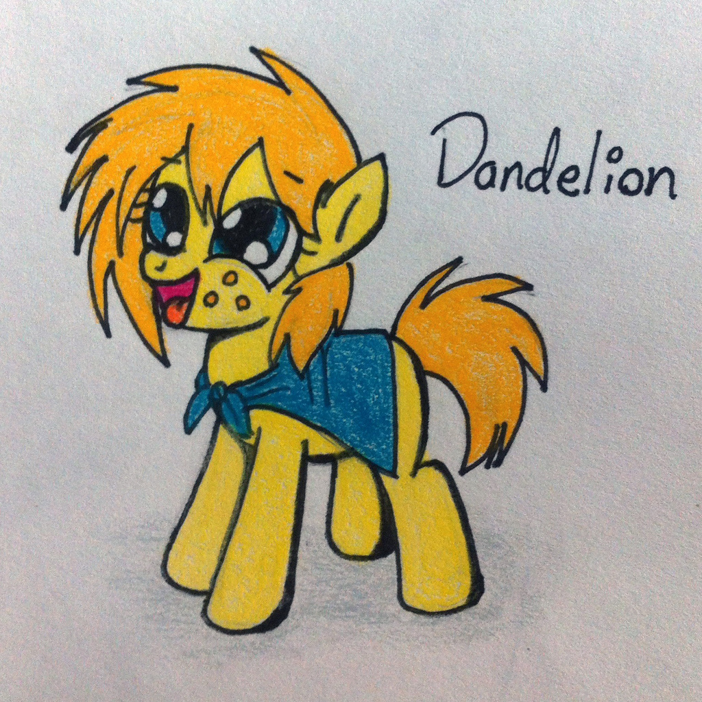 #825366 - safe, artist:eclast, oc, oc only, oc:dandelion, earth pony, pony, cape, clothes ...