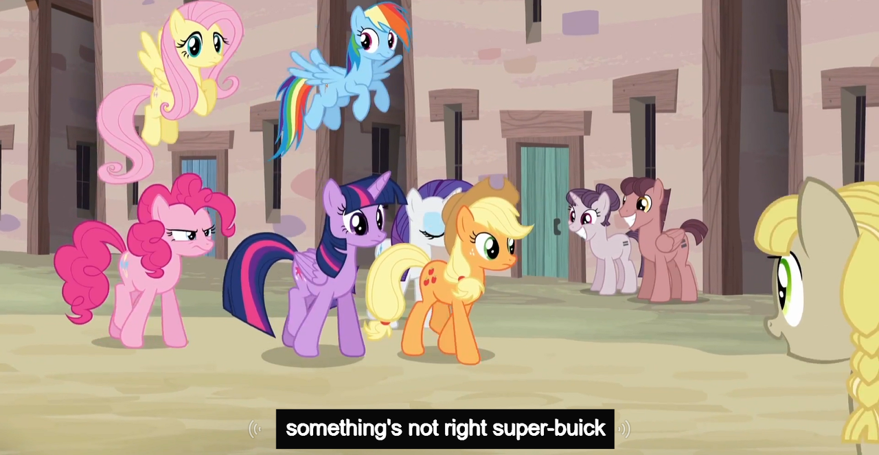 #826698 - safe, screencap, applejack, currant dust, fluttershy, offbeat ...