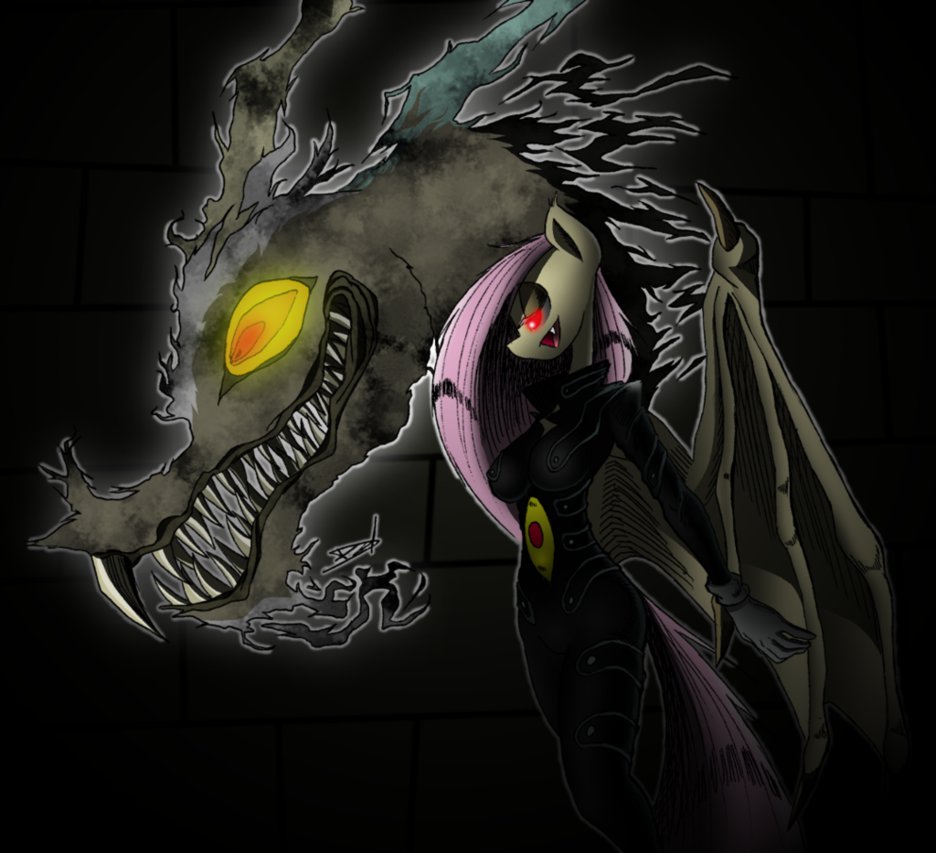 #827465 - semi-grimdark, artist:quynzel, discord, fluttershy, anthro ...