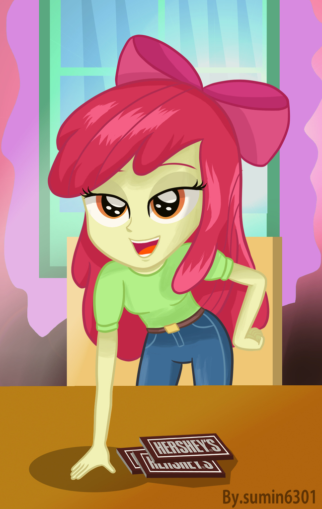 #830229 - safe, artist:sumin6301, apple bloom, equestria girls, g4 ...