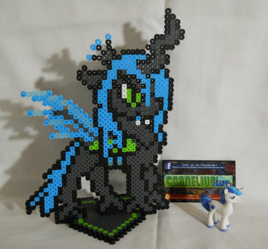 #837211 - safe, artist:corneliusedmond, queen chrysalis, shining armor ...