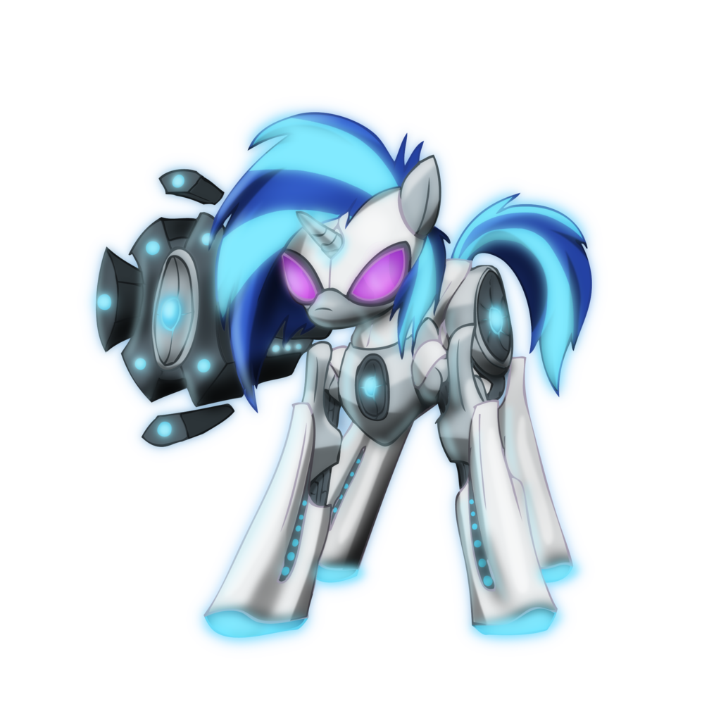 #824130 - safe, artist:zedrin, dj pon-3, vinyl scratch, armor, badass ...