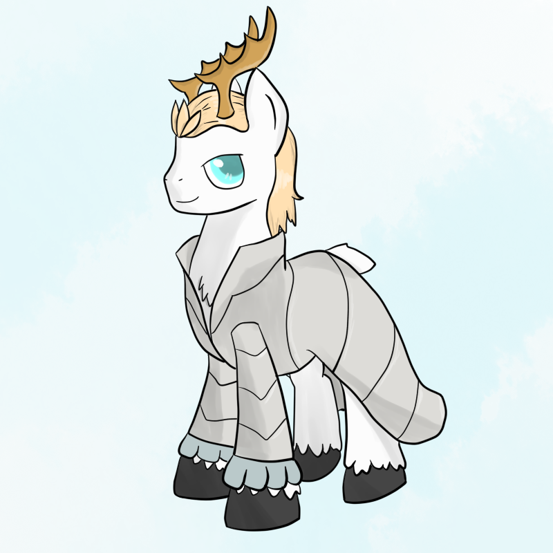 #825147 - safe, oc, oc only, reindeer, male, solo - Derpibooru