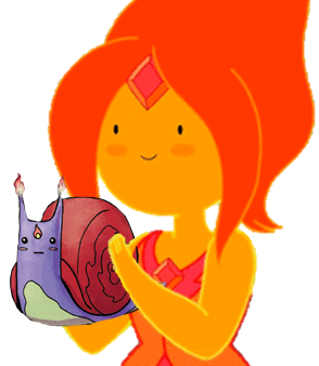 #847143 - safe, adventure time, crossover, fire snail, flame princess, male - Derpibooru