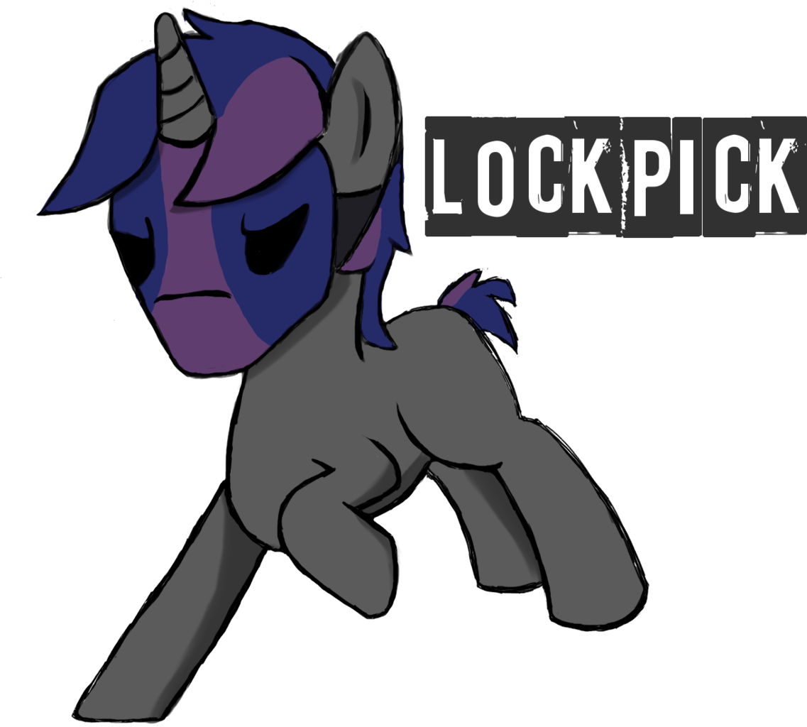 #847229 - safe, artist:neighday, oc, oc only, oc:lockpick, payday, pose ...