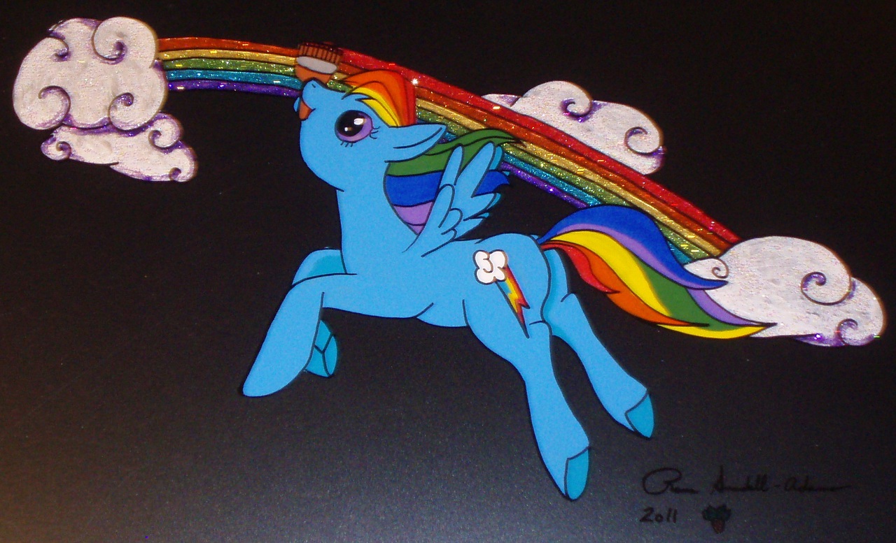 #848836 - safe, artist:lilsugarberry, rainbow dash, pegasus, pony, g4 ...