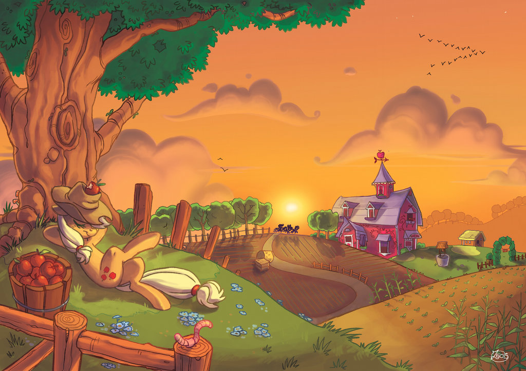 #850267 - safe, artist:thezeo, apple bloom, applejack, scootaloo ...